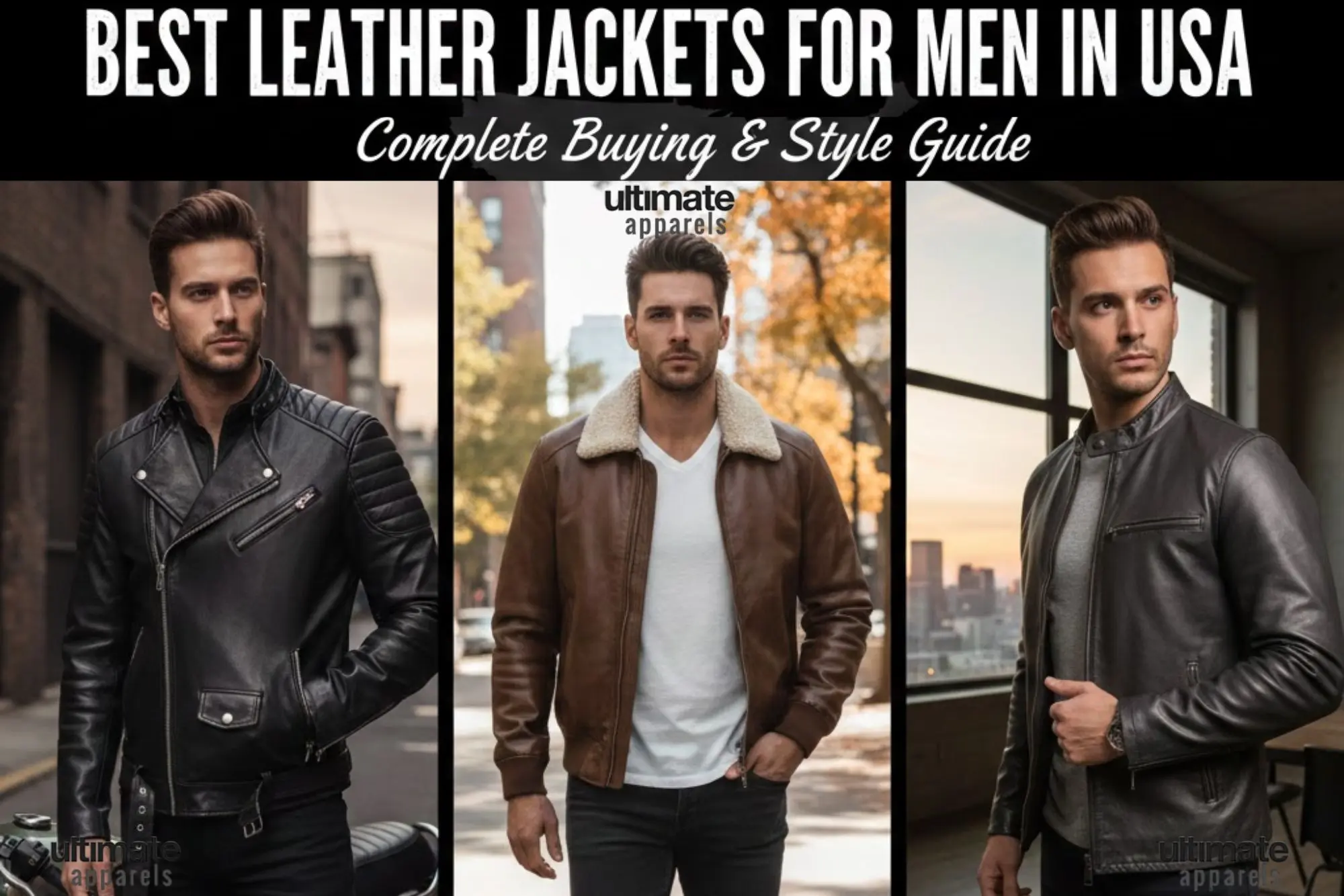 Best Men’s Leather Jackets in the USA Comprehensive Buying and Style ...